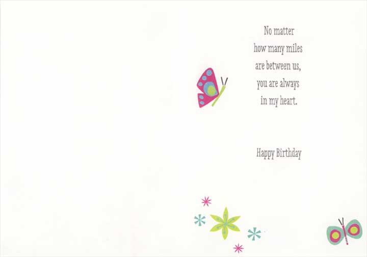 True Friends Can Grow Separately Without Growing Apart Birthday Card ...
