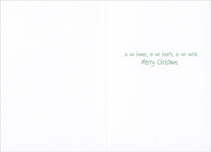 Peace: Blue Partridge in a Pear Tree Christmas Card | PaperCards.com