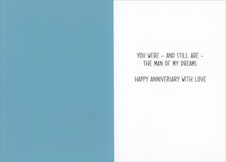 You're My Favorite Person: Words on Blue Romantic Anniversary Card for ...