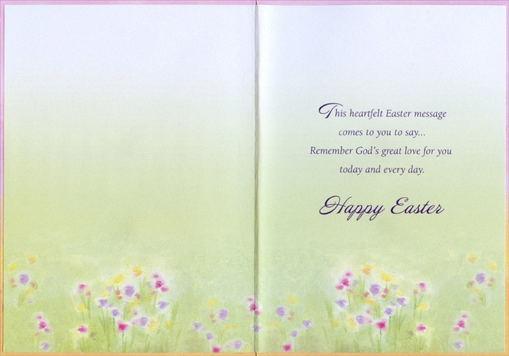 Pastel Meadow Religious Easter Card | PaperCards.com