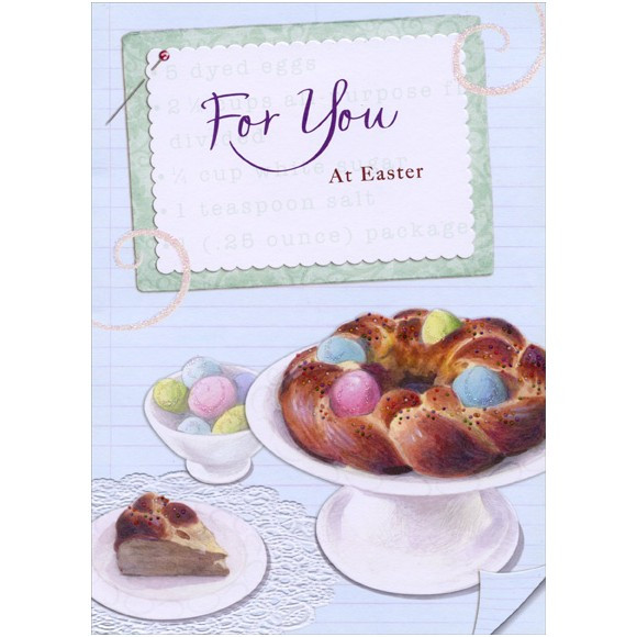 Easter Egg Bread Recipe Easter Card | PaperCards.com