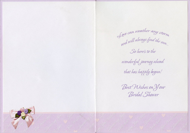 Bridal Shower Umbrella Purple