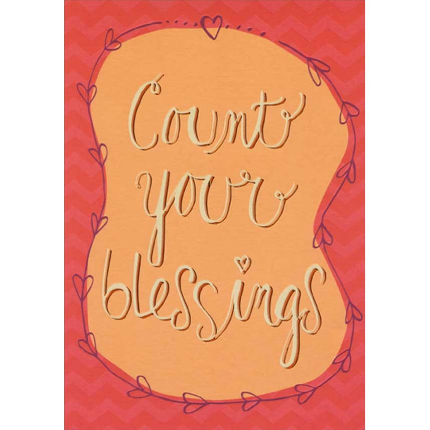 Count Your Blessings Religious Thanksgiving Card | PaperCards.com