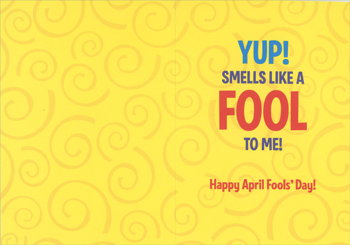 Mystery Scratch and Sniff Skunk Humorous : Funny April Fool's Day Card ...
