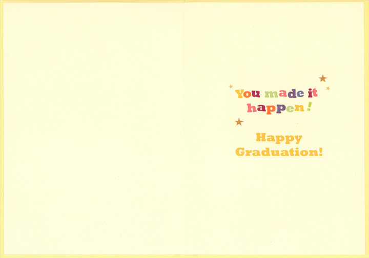 Great Job, Congrats : Large Colorful Letters Graduation Congratulations ...