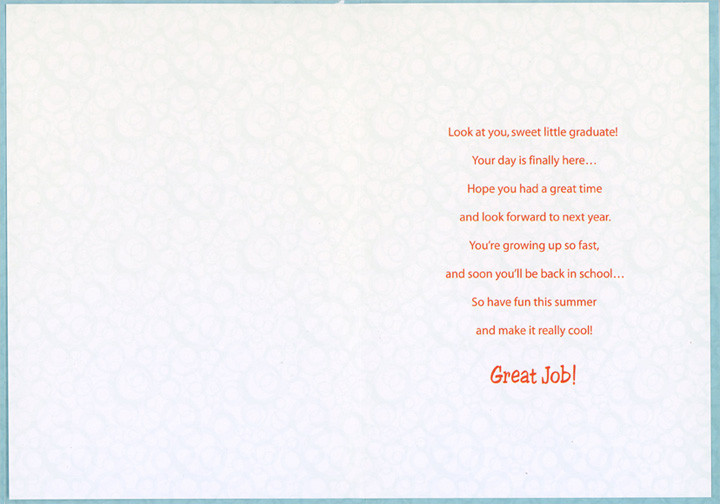 Three Owls Jumping on Branch Preschool Graduation Congratulations Card ...