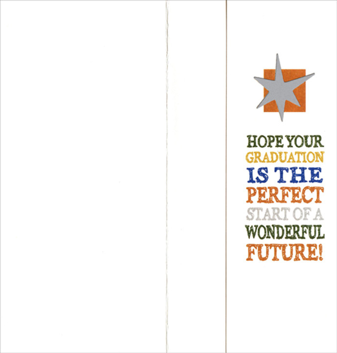 Silver Stars Congratulations Graduation Money Holder | PaperCards.com