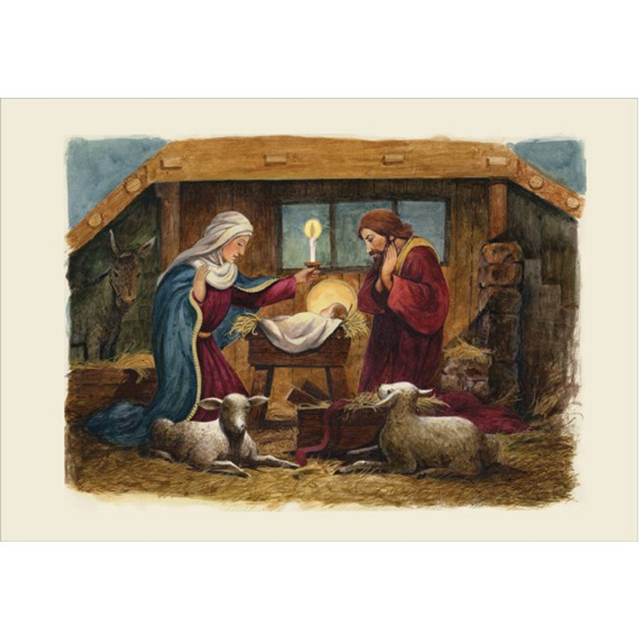 The Nativity Religious Christmas Card | PaperCards.com