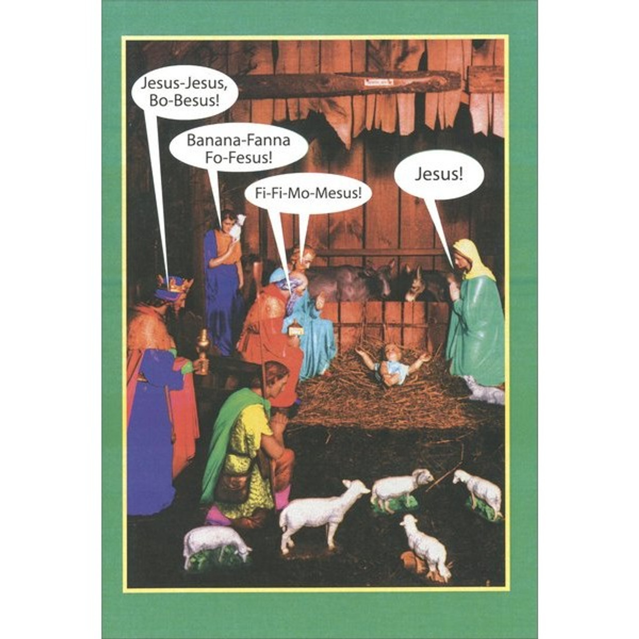 Name Game Box Of 12 Funny Humorous Christmas Cards