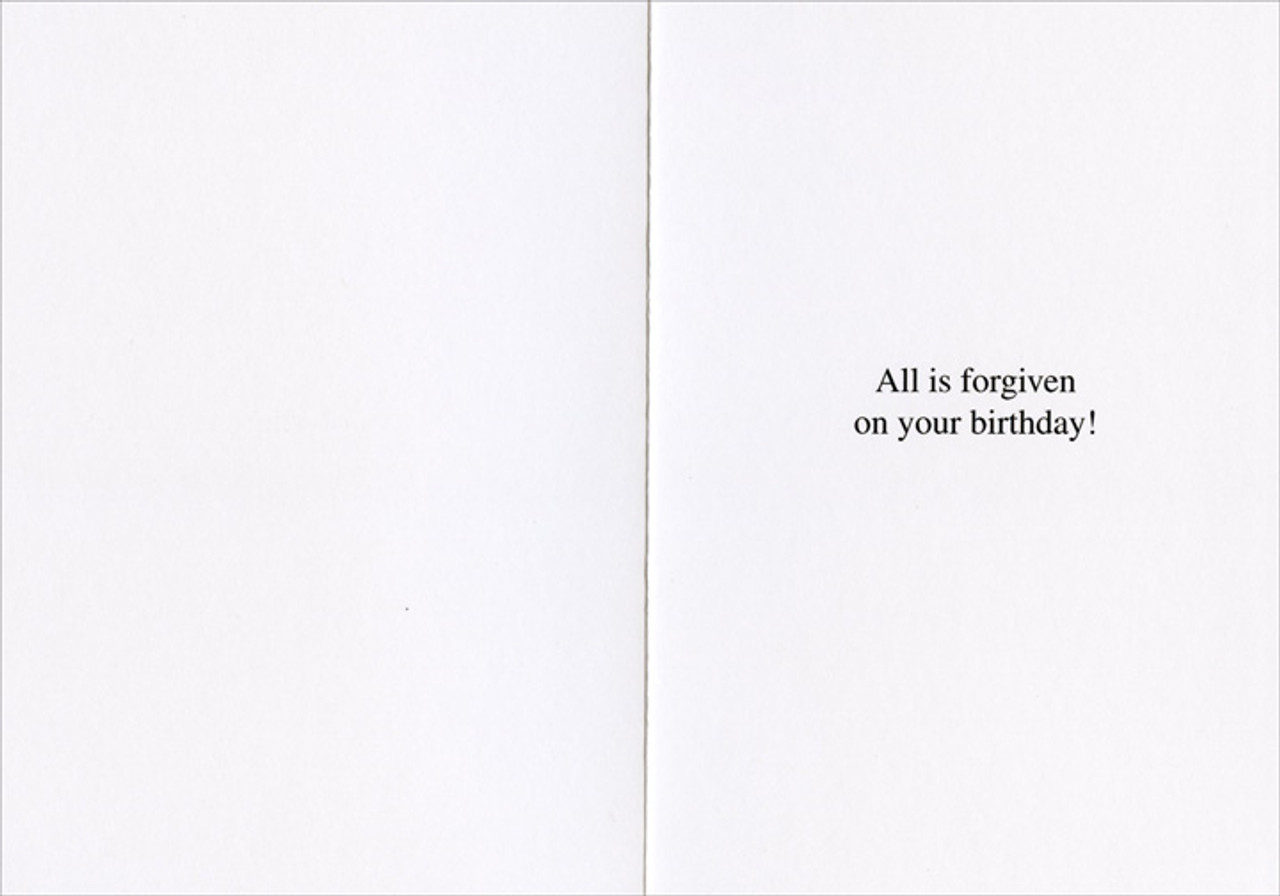For I Have Sinned Funny Humorous Tom Cheney Birthday Card