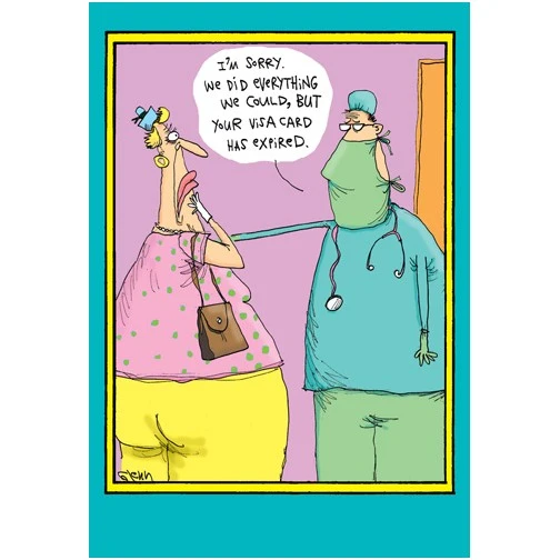 Visa Has Expired Funny / Humorous McCoy Bros Birthday Card | PaperCards.com