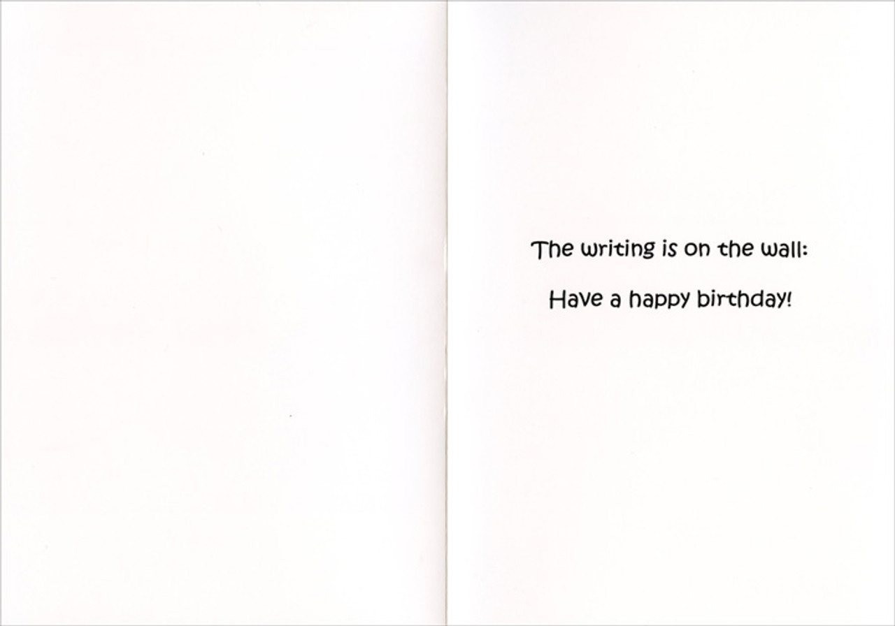 Spider Web Funny Humorous Tim Whyatt Birthday Card