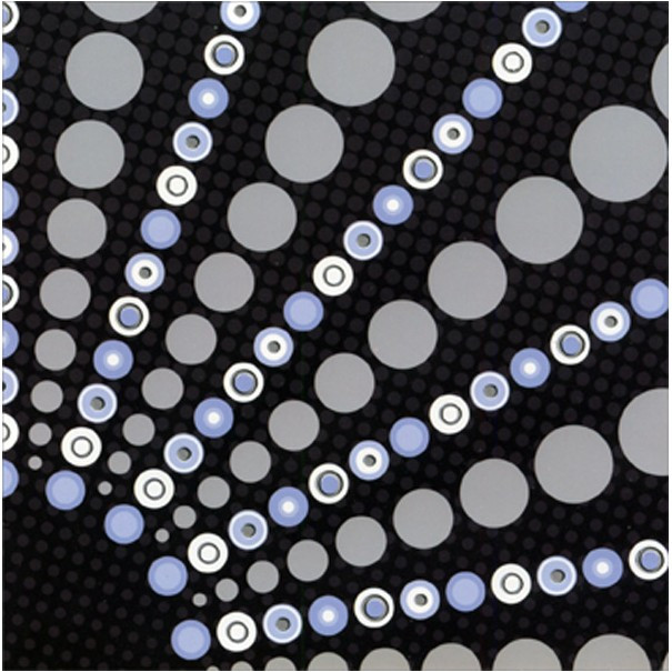 Radial Dot Pattern Blank Card | PaperCards.com