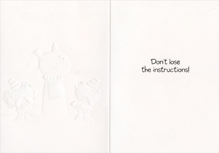 Messed Up Snowman Funny / Humorous Holiday Card | PaperCards.com