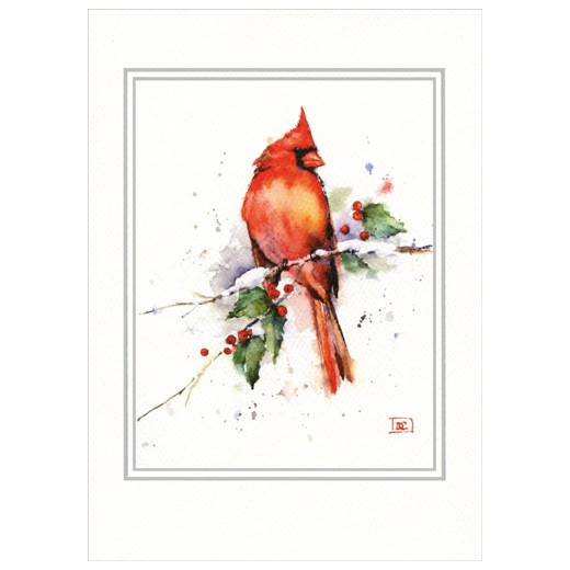 Winter Cardinal: Dean Crouser Artist Series Blank Note Card ...