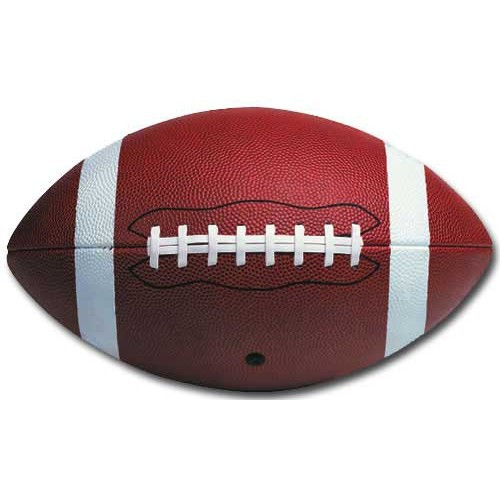 Football Die Cut Blank Note Card | PaperCards.com