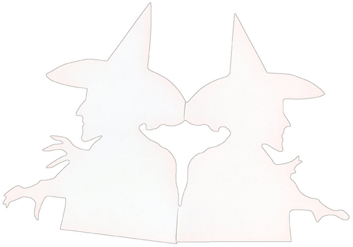 Wizard of Oz Wicked Witch: I'll Get You My Pretty Die Cut Blank Note ...