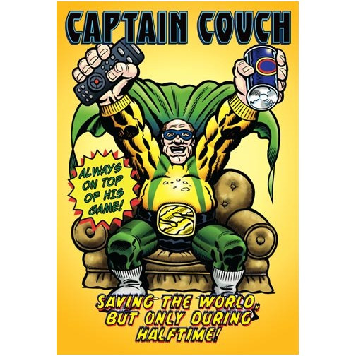 Captain Couch Funny / Humorous Dan Collins Father's Day Card ...