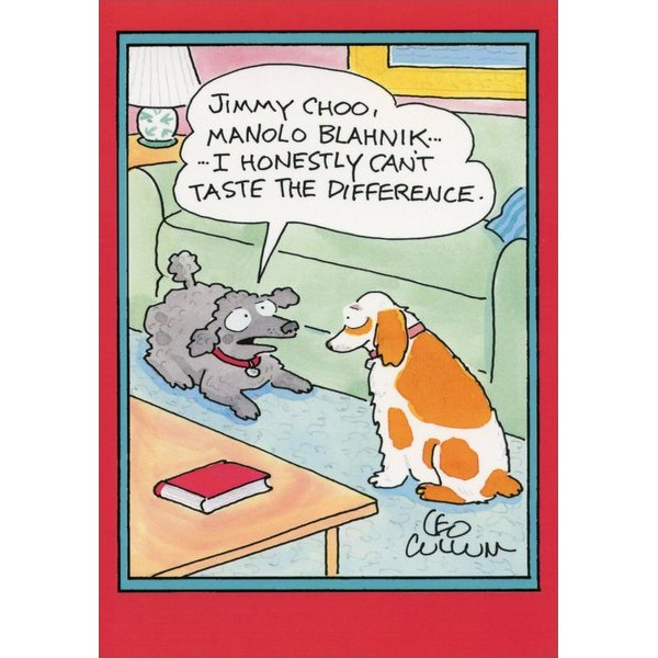 Taste the Difference Funny / Humorous Leo Cullum Birthday Card ...