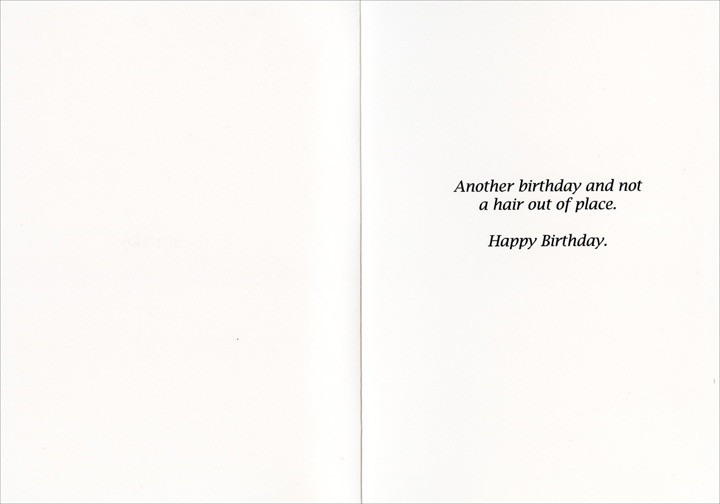 Balding Funny / Humorous Birthday Card | PaperCards.com