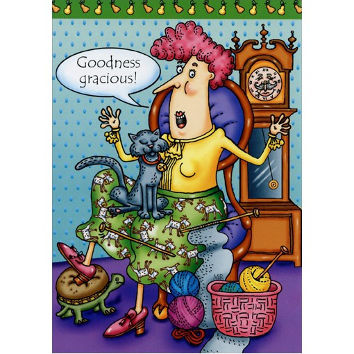Goodness Gracious Funny / Humorous Birthday Card | PaperCards.com
