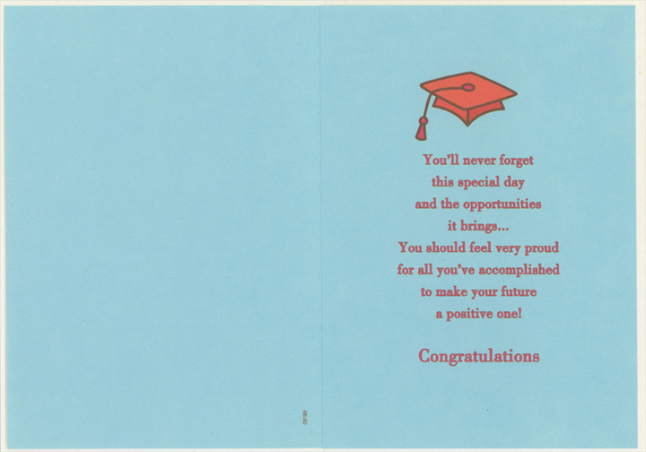 Single Red Grad Cap Among Many Caps GED Congratulations Card ...