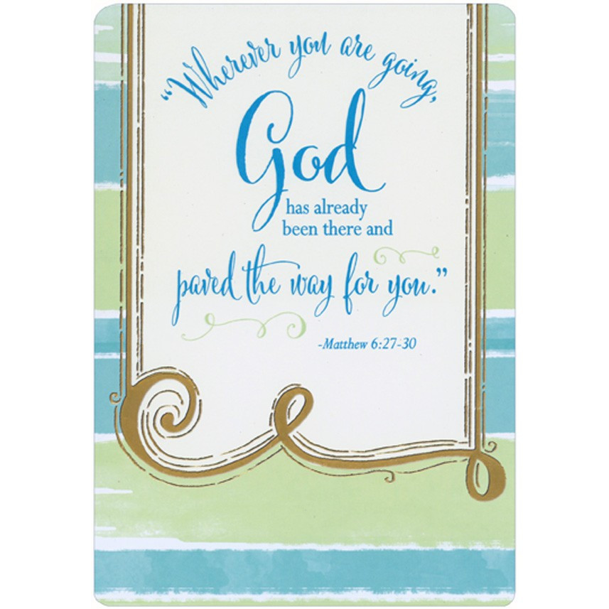 God Paved The Way For You Religious Graduation Congratulations Card ...