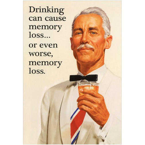 Memory Loss Funny Birthday Card | PaperCards.com