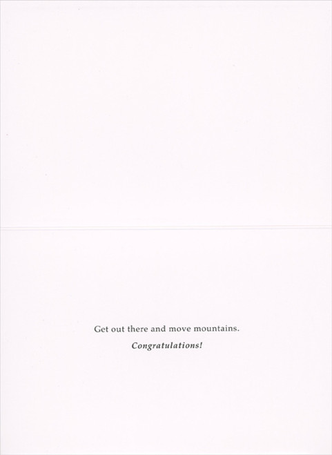 Skys The Limit Rock Formations Graduation Congratulations Card ...