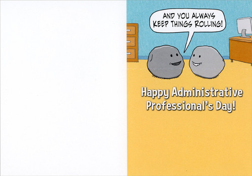 You Rock Humorous : Funny Administrative Professional's Day Card ...