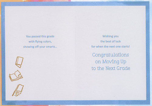 Yay On To The Next Grade Colorful Brush Strokes: Moving Up Graduation ...