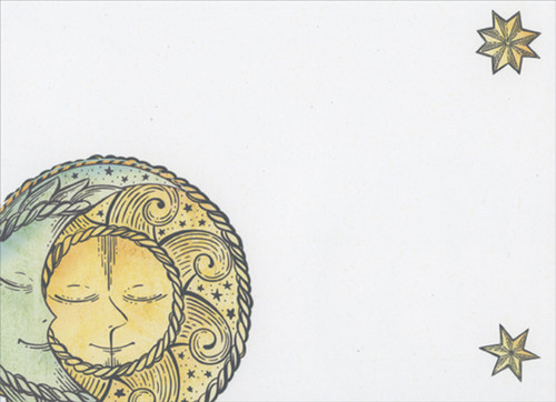 New Age Sun, Moon and Stars Birthday Card | PaperCards.com