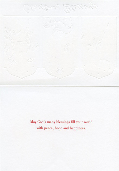 Magi Visit Jesus Three Panel Box of 18 Religious Christmas Cards ...