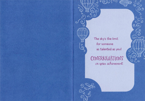 Very Awesome Sign Achievement Congratulations Card | PaperCards.com