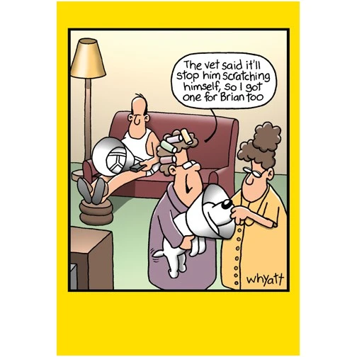 Stop Scratching Funny / Humorous Tim Whyatt Birthday Card | PaperCards.com