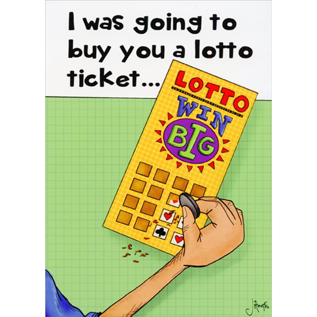 Buy You a Lotto Ticket Funny / Humorous Wedding Anniversary ...