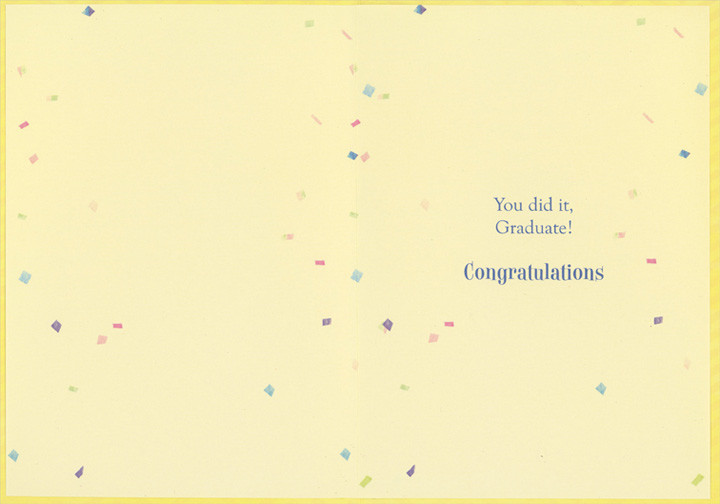 Huge Blue Exclamation Point Graduation Congratulations Card ...