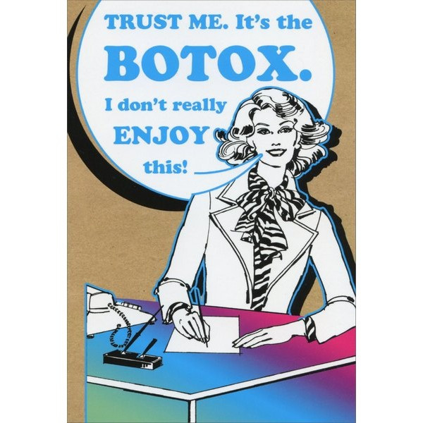 Botox Funny / Humorous Birthday Card | PaperCards.com