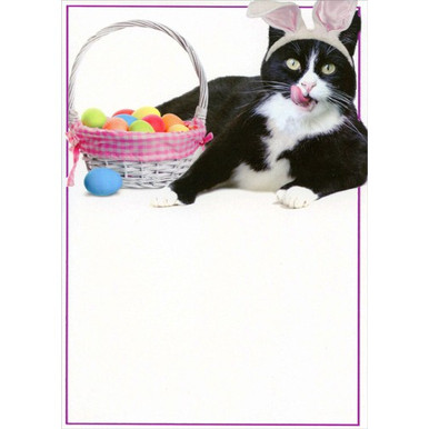 No Easter Bunny Funny Cat Easter Card | PaperCards.com