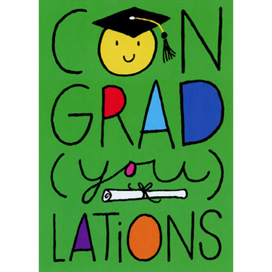 Con Grad You Lations Graduation Congratulations Card | PaperCards.com