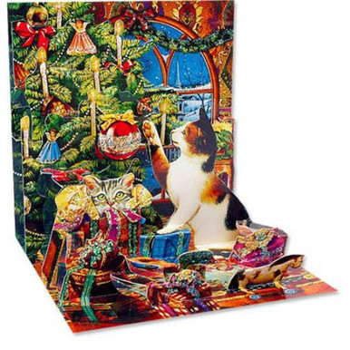 Christmas Mischief Pop-Up Christmas Card | PaperCards.com