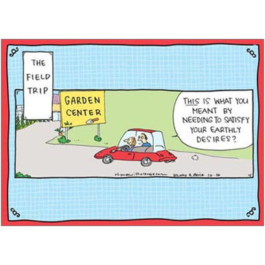 The Field Trip Rhymes with Orange Funny / Humorous Birthday Card ...