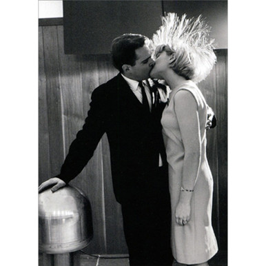 Crazy Static Hair Kiss America Collection Romantic Card | PaperCards.com