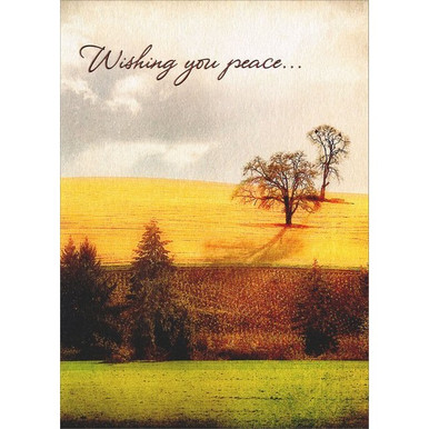 Landscape Horizon A*Press Sympathy Card | PaperCards.com