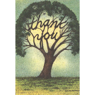 Thank You Spelled By Curving Branches of Tree Mary Melcher Thank You ...