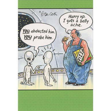 Aliens Arguing Over Who Should Probe Abducted Hillbilly Funny Birthday ...