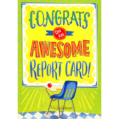 Awesome Report Card Congratulations Card for Kids / Children ...
