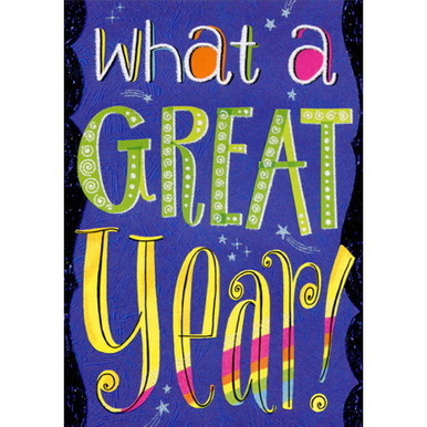 Great Year Achievement Year End Congratulations Card for Kids ...