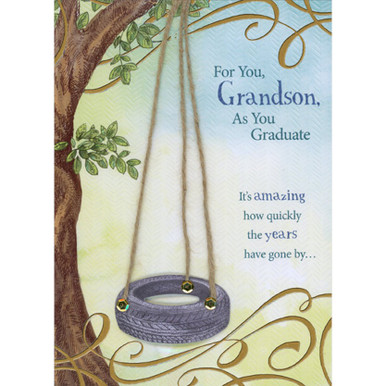 3D Die Cut Tire Swing, Twine and Sequins : How Quickly the Years Hand ...