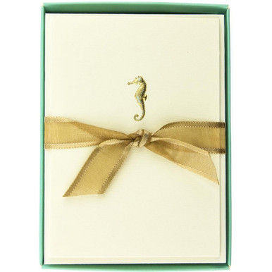 Seahorse Box of 10 La Petite Press Blank Notecards | PaperCards.com